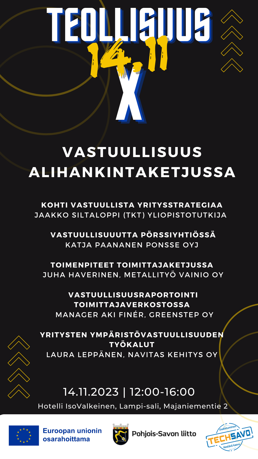 Teollisuus X.0 – Vastuullisuus alihankintaketjussa ja materiaalit - TechSavo